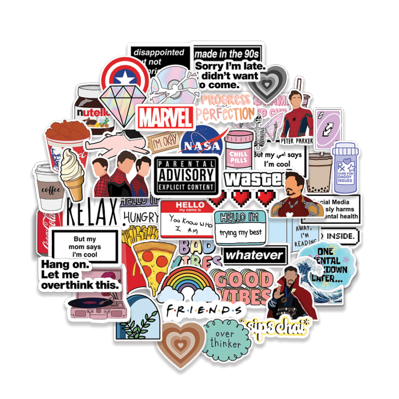 55 Pcs Aesthetic Packs – Cherrygloshop